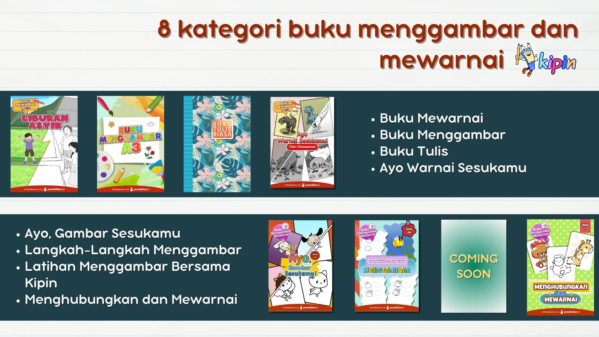 Kipin Edutech - 100+ Buku Digital Gratis