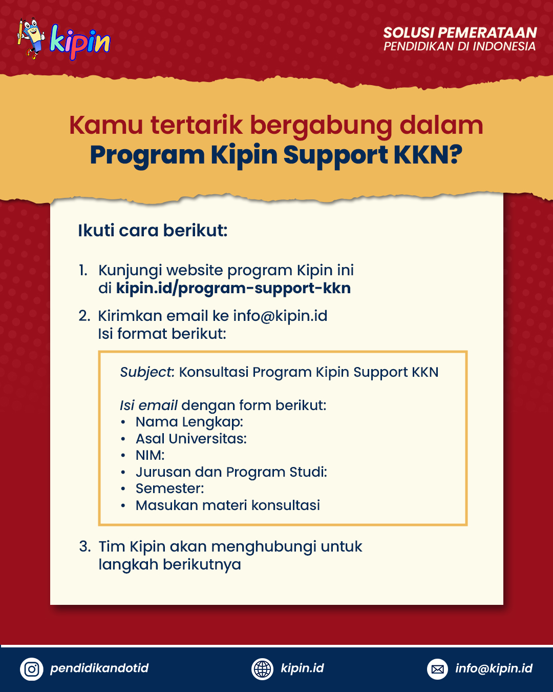 KIPIN SUPPORT KKN: Menggerakan Transformasi Desa dengan Teknologi ...