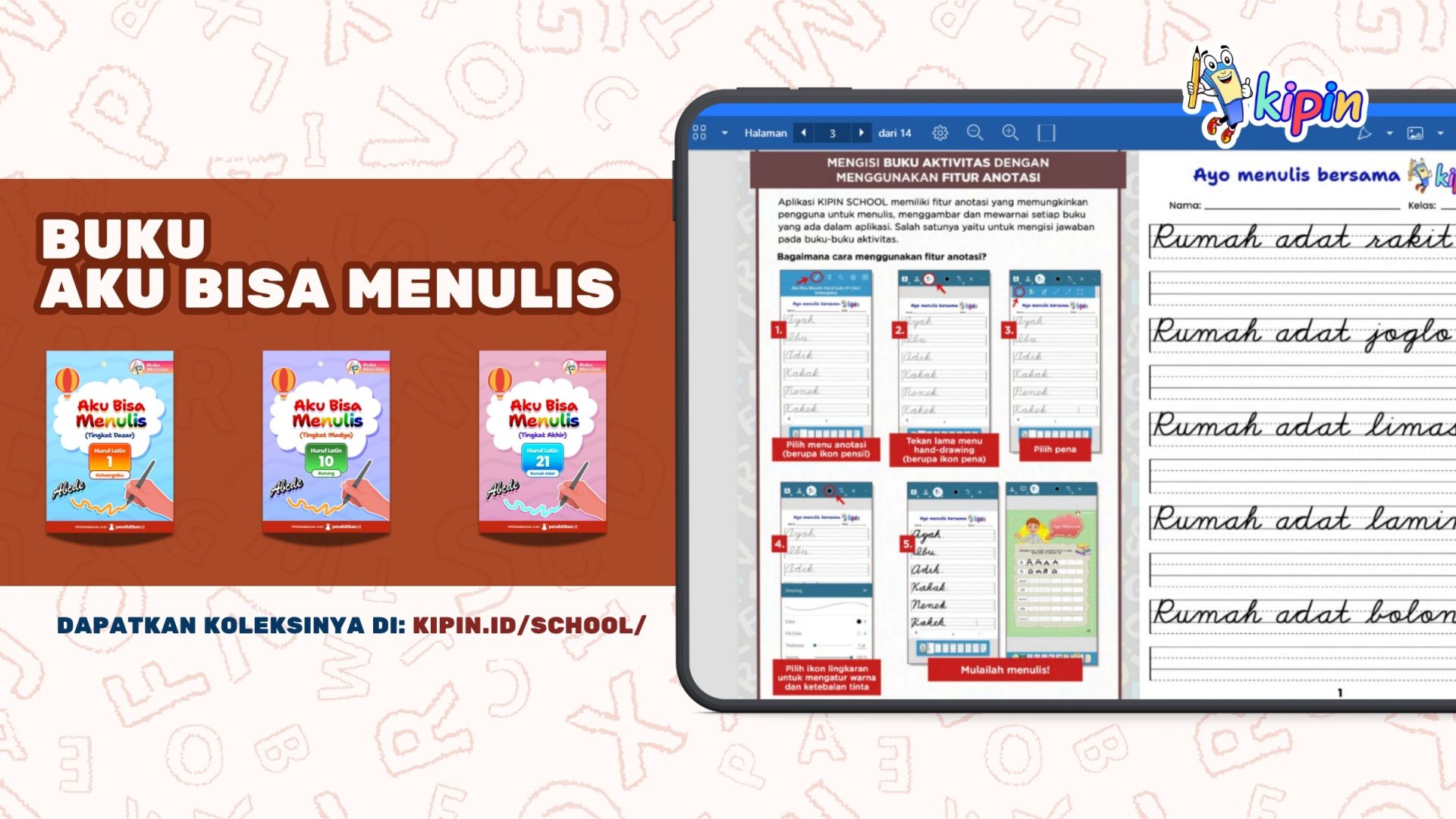 Kipin Dukung Gerakan Menulis Latin dengan Buku Digital - Kumpulan ...